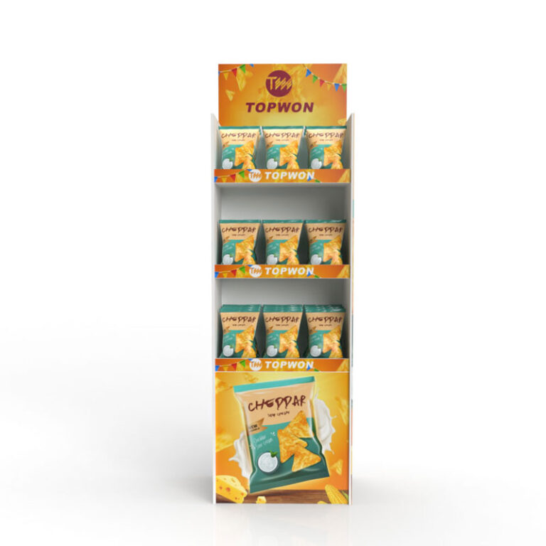 Wood snack display or cardboard snack display - TopWon