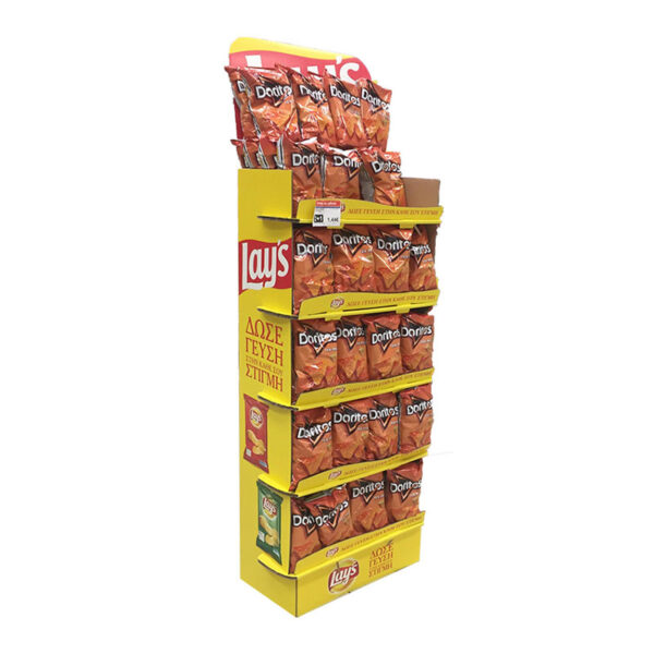 Potato Chip Display Racks | Cardboard Lays Chips Rack - Topwon