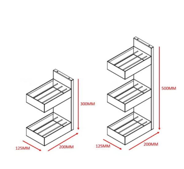 Hot Sauce Bottle Display Rack- TOPWON