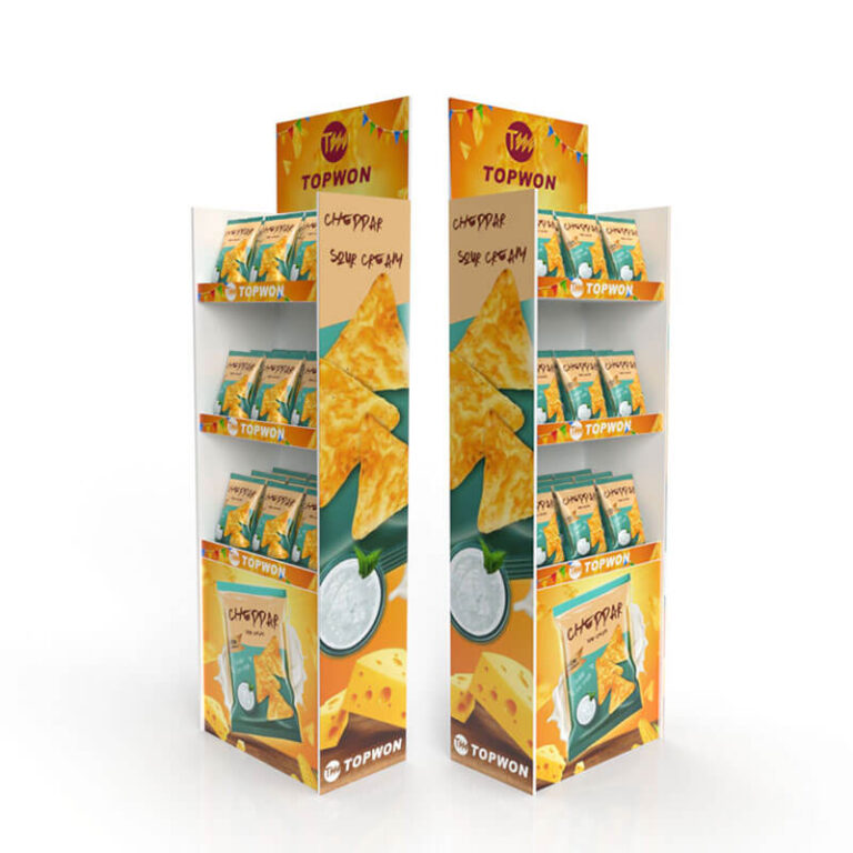 Potato Chip Display Racks | Cardboard Lays Chips Rack - Topwon