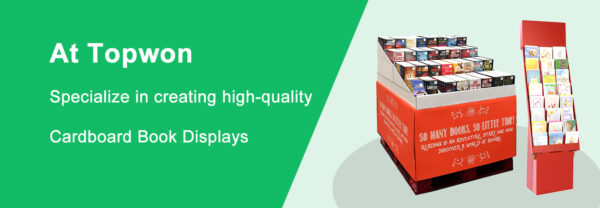 Cardboard Book Display Stand - Topwon